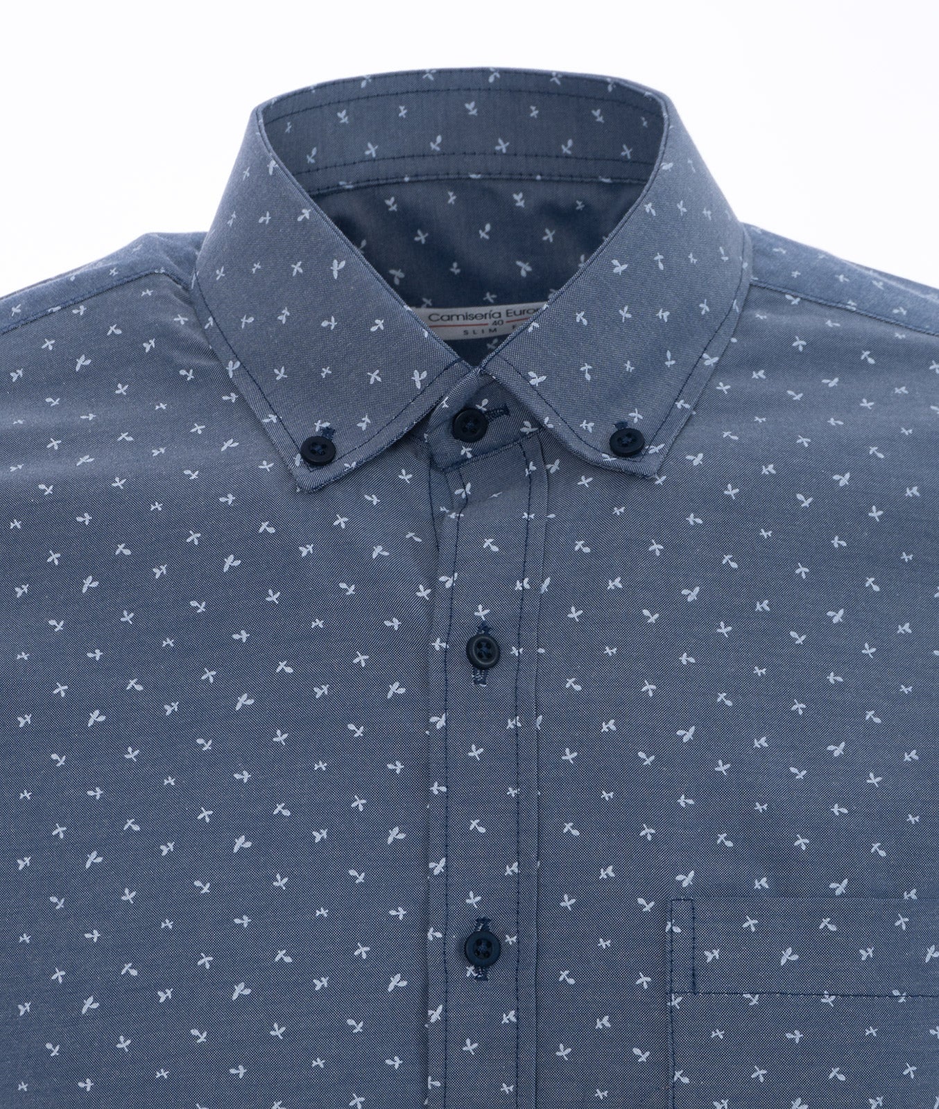 Camisa Informal Manga Corta Para Hombre Camisería Europea